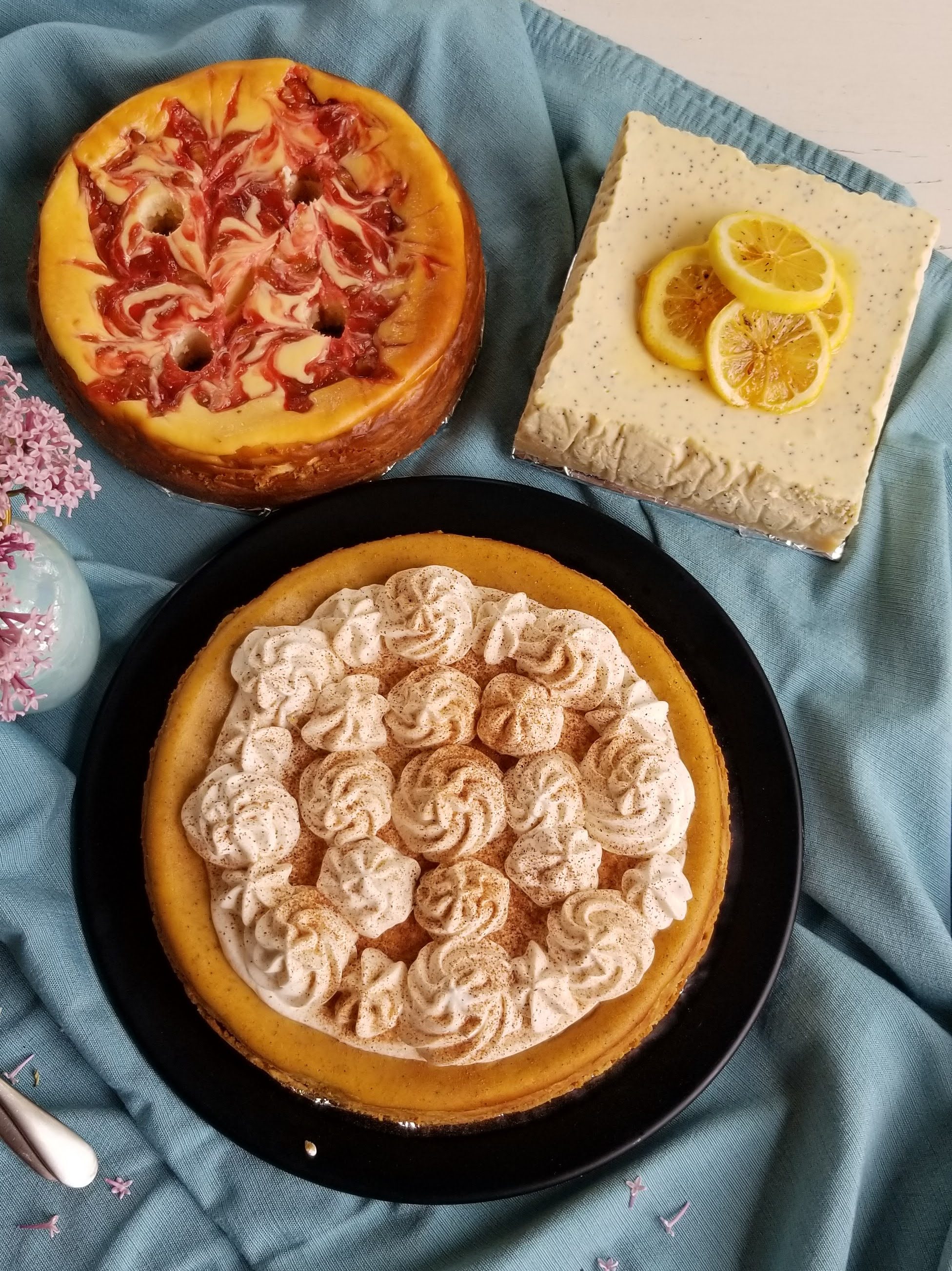 Three-Tiered Cheesecake – Here's the Dish