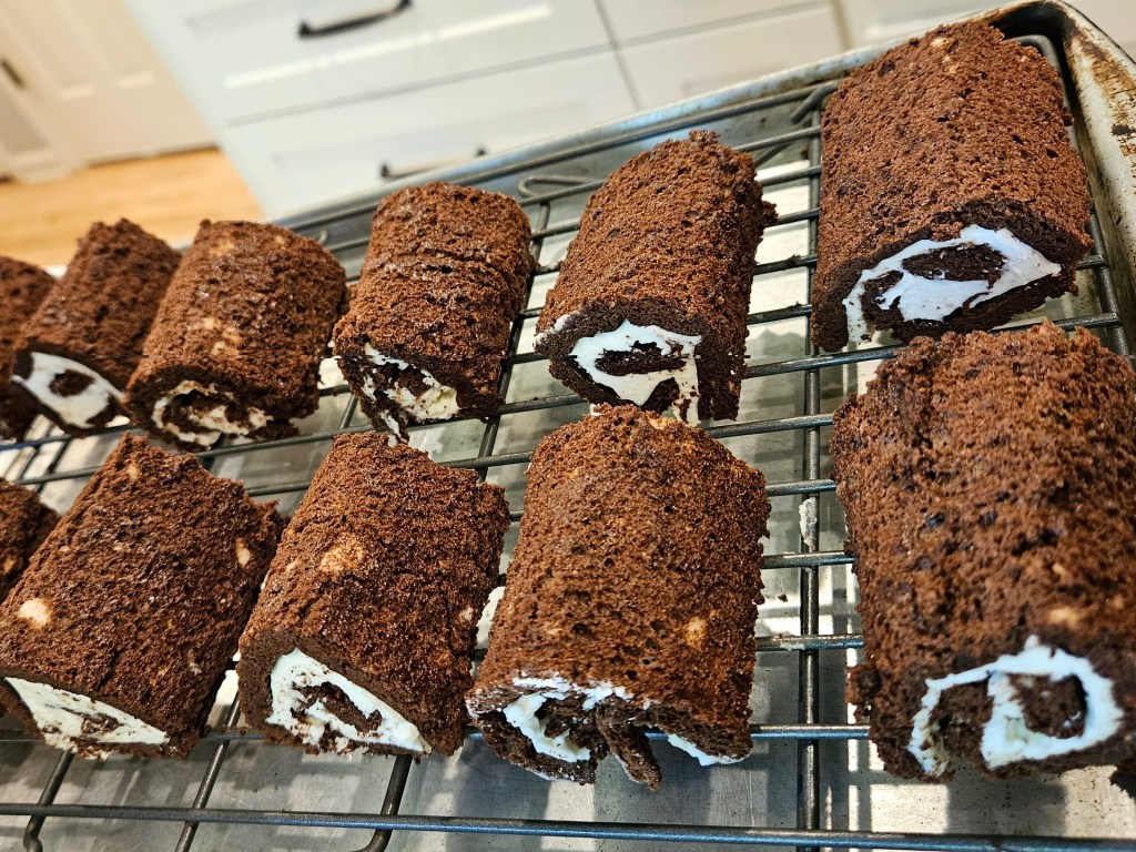 Chocolate Mini Rolls – Here's the Dish